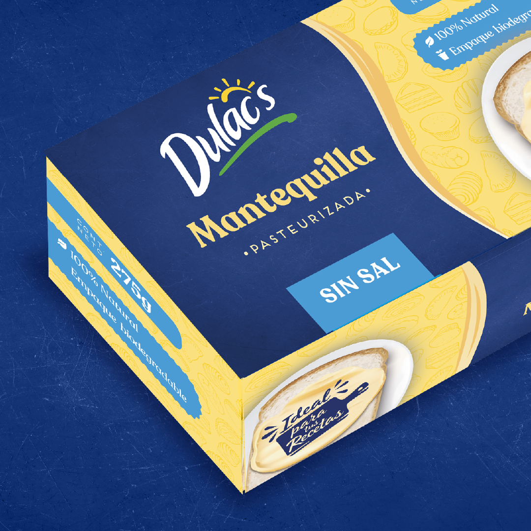 Diseño de Packaging para Mantequilla Dulacs - Skedio